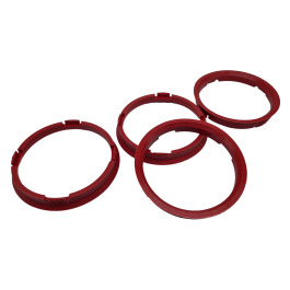4x Zentrierringe 73,0 auf 66,45 I 73,0 - 66,45 Rot Zentrierring Kfz ...